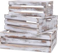 China 11.25x7.75x4.5'' Pine Wooden Crates and Boxes for Customized Home Decorations for sale
