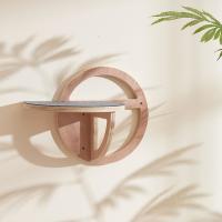 China Elegant Wine Packaging Boxes Wooden Cat Wall Steps Climbing Shelves for Excitement for sale