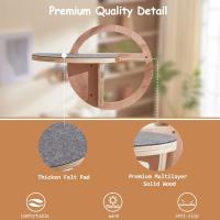 China Elegant Wine Packaging Boxes Wooden Cat Wall Steps Climbing Shelves for Excitement for sale