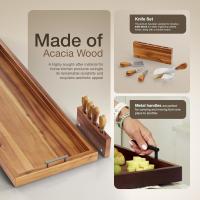 China Large Wooden Serving Board Perfect for Displaying and Serving Your Favorite Cheeses for sale