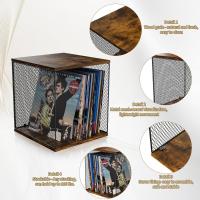 China Industrial Record Holder Shelf Vinyl Record Storage Furniture with Modern Design Style for sale