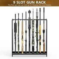 China Storage Holders Racks Bathroom Vertical Shotgun Display Stand for Home or Garage Safe for sale