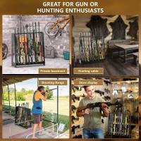 China Storage Holders Racks Bathroom Vertical Shotgun Display Stand for Home or Garage Safe for sale