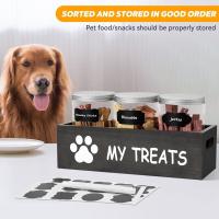 China Functional Design Airtight Pet Food Organizer for Easy Access and Storage 6.2*6.2*4.48 for sale