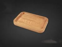 China Wooden Plain Color Customized Serving Tray Laser Blanks 6X9X0.75 for Home Decoration for sale