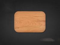China Wooden Plain Color Customized Serving Tray Laser Blanks 6X9X0.75 for Home Decoration for sale