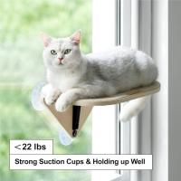 China Home Furniture Cat Climber Set Wooden Window Perch Climbing Steps and Scratching Post for sale