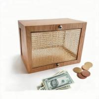 China Wooden Piggy Bank with Counter A Fun and Functional Way to Reach Your Savings Goals for sale