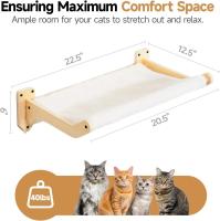 China Wood Cat Wall Furniture Shelves with Removable Soft Cover Beds Living Room Furniture for sale