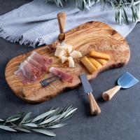 China Eco-Friendly Personalized Olive Wood Cutting Board for Chopping and Cheese 6.2 Pounds for sale