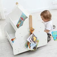 China Functional Design Multifunction Wooden Book Rack for Children's Books for sale