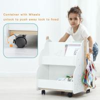 China Functional Design Multifunction Wooden Book Rack for Children's Books for sale