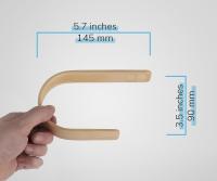 China Wooden Curtain Pullbacks Set of 2 Modern Farmhouse Design for Anniversary Occasion for sale