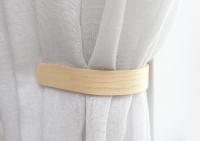 China Wooden Curtain Pullbacks Set of 2 Modern Farmhouse Design for Anniversary Occasion for sale
