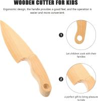China Customized Logo Wooden Knives for Pretend Play Food Toy Learning Tools Customized Size for sale