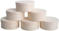 China Round Box for Burger Cake Tray Customized Logo Acceptable Compostable Wood Container for sale