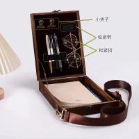 China Custom Order Paulownia Wood Multi-Function Painting Box with Storage Competitive Pric for sale