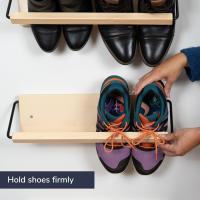 China Wall Mounted Wooden Modern Slim and Small Shoe Storage Solution for Shoes in Kitchen for sale