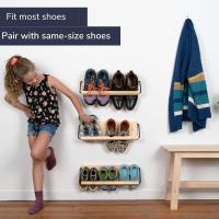 China Wall Mounted Wooden Modern Slim and Small Shoe Storage Solution for Shoes in Kitchen for sale