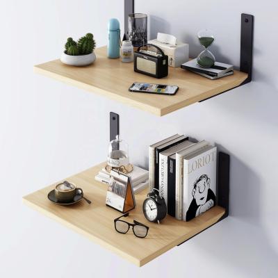 China Wooden Floating Shelves for Modern Wall Display in Stylish Living Room for sale
