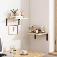 China Wooden Floating Shelves for Modern Wall Display in Stylish Living Room for sale