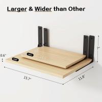 China Wooden Floating Shelves for Modern Wall Display in Stylish Living Room for sale