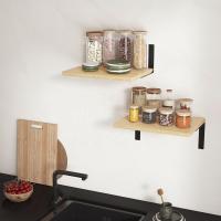 China Wooden Floating Shelves for Modern Wall Display in Stylish Living Room for sale