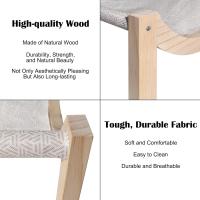 China Elevated Wooden Cat Hammock for Indoor and Outdoor Eco-Friendly Pet Sleeping Place for sale