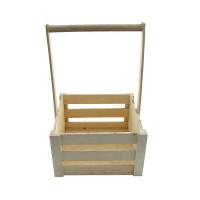 China Custom Antique Wooden Pine Storage Baskets for Portable Fruit Organization for sale