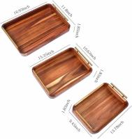 China Rustic Ottoman Tray for Kitchen Counter Coffee Table Living Room Decor Custom Size for sale
