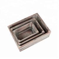 China Customized Logo Acceptable Hot Item Rural Wind Simple and Useful Handmade Wooden Craft for sale