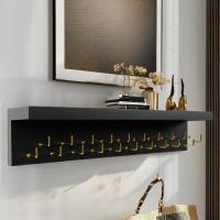 China Wooden Trophy Display Home Appliance Medal Hanger and Trophy Shelf with Hooks for sale