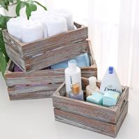 China Europe Regional Feature Home Deco Unfinished Solid Pine Wooden Crates 3-Pack for Wine for sale