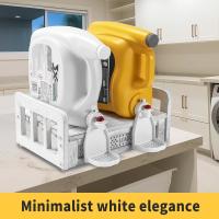 China Transform Your Laundry Room with this Wall-Mounted Wooden Detergent Holder and Shelf for sale