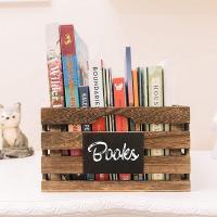 China Vintage Home Garden Stacking Wooden Crates Rustic Finish Brown Nesting Boxes for sale