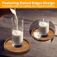 China Customized Logo Acceptable Drink Coasters for Table Mats Pads Table Decoratio for sale