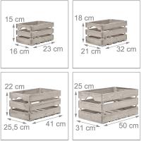 China Custom Capacity Vintage Wood Crates for Home Decoration Folk Art Style for sale
