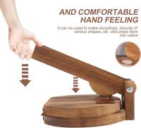 China 10 Inches Acacia Wood Tortilla Press Maker for Homemade Mexican Tortillera Guaranteed for sale