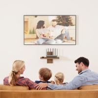 China Customized Shape Floating TV Shelf for DVD Players Cable Boxes Routers Game Consoles for sale