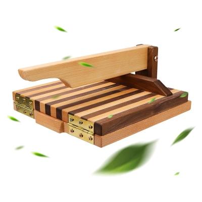 China 10 Inch Square Wood Flour Tortilla Press for Homemade Taco and More Custom Logo Acceptable for sale
