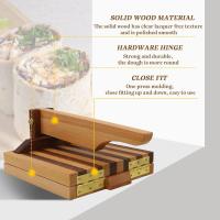 China 10 Inch Square Wood Flour Tortilla Press for Homemade Taco and More Custom Logo Acceptable for sale