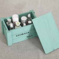 China Wooden Towel Nesting Crates Rustic Small Pine Wood Crates for Rustic Home Display for sale