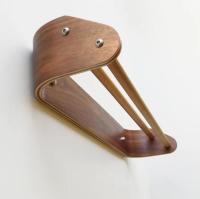 China Custom Wooden Double Towel Bar Wall Mounted Bath Towel Rack for Holding Kitchen Appliance for sale