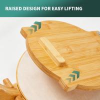 China 10 Inch Diameter Bamboo Tortilla Press Maker Customized for Homemade Mexican Tortillas for sale