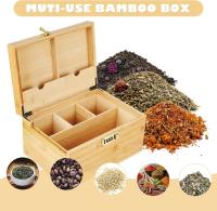 China Plain Wooden Box with Removable Tray and Combination Lock Custom Smell Proof Storage for sale