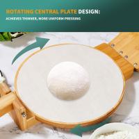China 10 Inch Diameter Bamboo Tortilla Press Maker Customized for Homemade Mexican Tortillas for sale