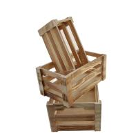 China Sturdy and Durable Wooden Fruit Crates 21x10x10cm 21x10x11.2cm 31.2x20.3x14cm for Fruits for sale