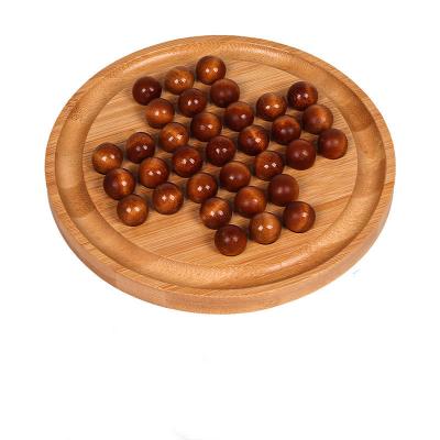 China Customized Logo 202407 Bamboo Single Independent Chess Table Game for Adult and Children for sale