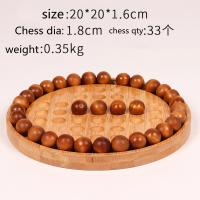 China Customized Logo 202407 Bamboo Single Independent Chess Table Game for Adult and Children for sale