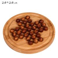 China Customized Logo 202407 Bamboo Single Independent Chess Table Game for Adult and Children for sale